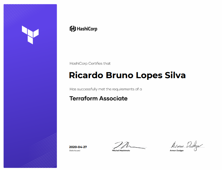 Hashicorp Terraform Certified Associate | by Ricardo Lopes | Medium