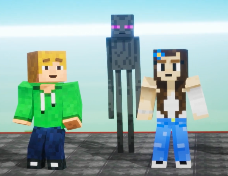 Monster School : Hurdles Game in Magical Door — Minecraft Animation ...