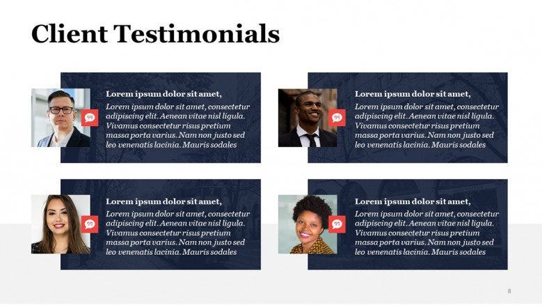 Slide Testimonial PPT: Boost Your Presentation’s Credibility | by Chris ...