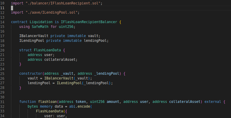 Aave V2 Liquidation Example. Example code for a liquidation strategy ...