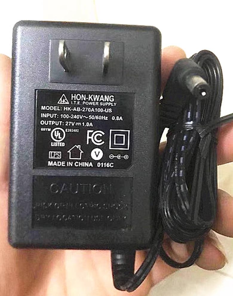 *Brand NEW*HON-KWANG HK-AB-270A100-US 27V 1.0A AC ADAPTER Power Supply ...