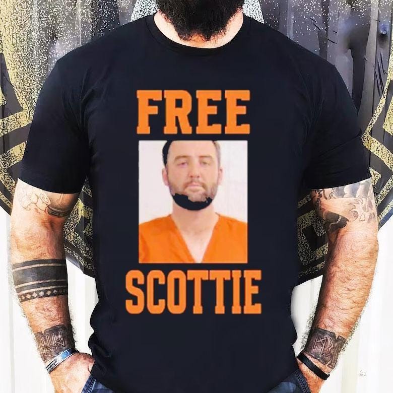 Free Scottie Scheffler Retro Shirt - Dadmom - Medium