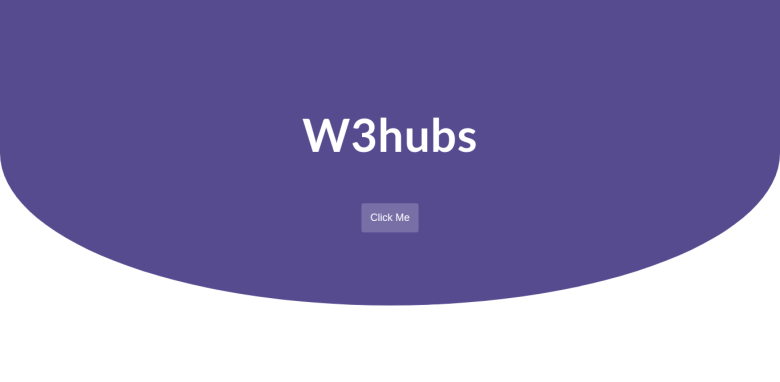 Curved Background Using Css Curved Background Using Css By W3hubs 5610