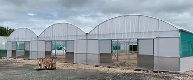Commercial Polytunnels in the UK. Polytunnel construction services are ...