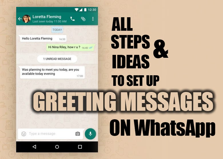 All Steps & Ideas to Set up greeting messages on WhatsApp - Techinzone ...