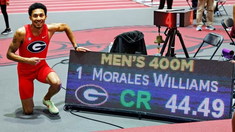 Christopher Morales Williams — 400m World Record | by The Runners Mark | Medium