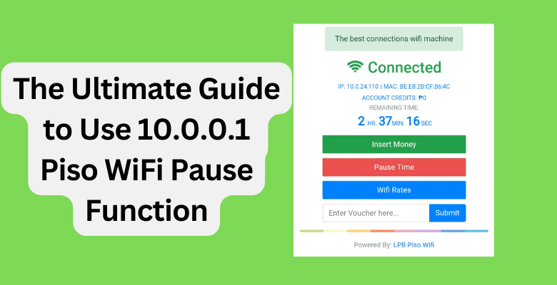 The Ultimate Guide To Use The 10 0 0 1 Piso Wifi Pause Function By Way Binary Medium