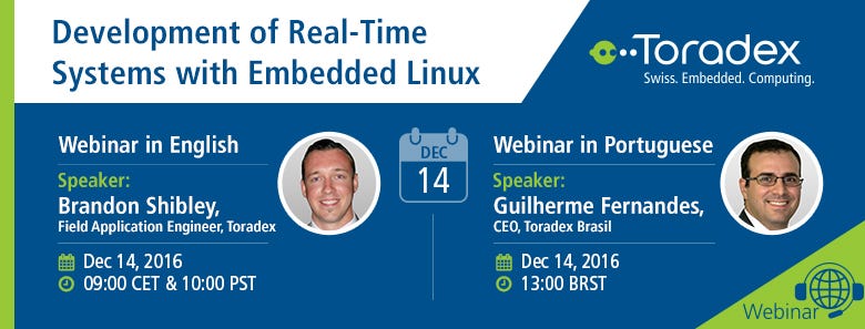 Webinar: Development of Real-Time Systems with Embedded Linux | by ...