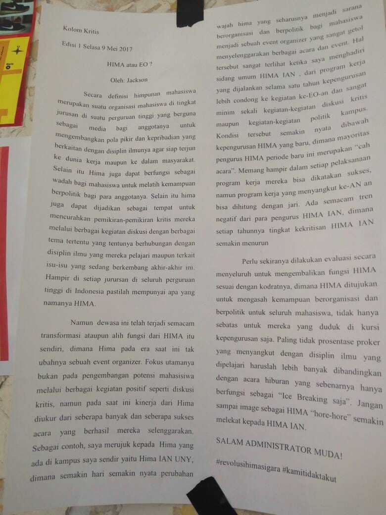 Jurnal University Bagian 2 : Sisa-Sisa Masa Itu | by Pepsky | Medium