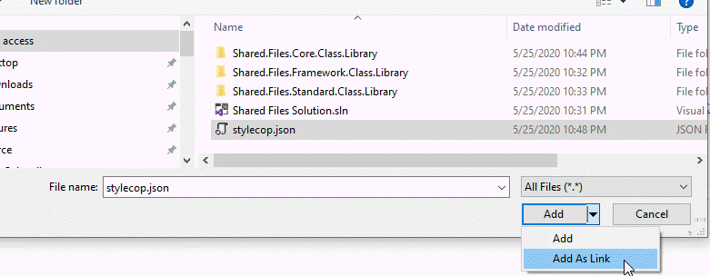 Shared Stylecop.json Between Projects in Visual Studio | by Matt Johnson | Medium