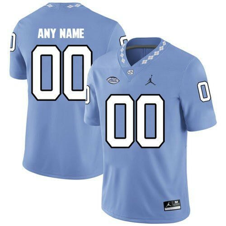 North Carolina Tar Heels Custom Jersey Blue College Football | by ...