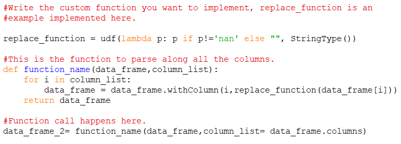 PySpark -Applying Similar Operation on all columns. | by Kanekal ...
