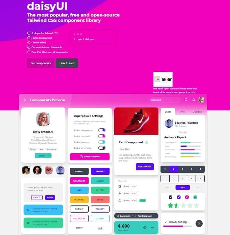 Let’s Develop Pretty Websites Using daisyUI (Tailwind CSS Component ...