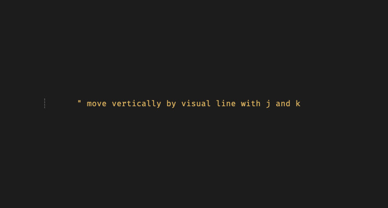 Easier Long Lines Navigation in Vim | by jovica | vim drops | Medium