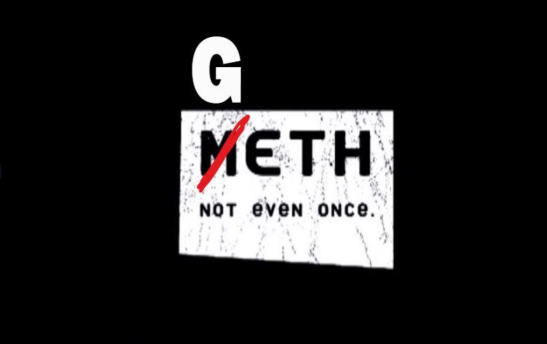 Meth Not Even Once Logo