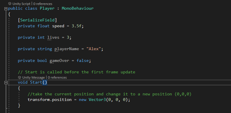 Day 09: Variables in Unity. What is a Variable? | by Alex Twyman | Medium