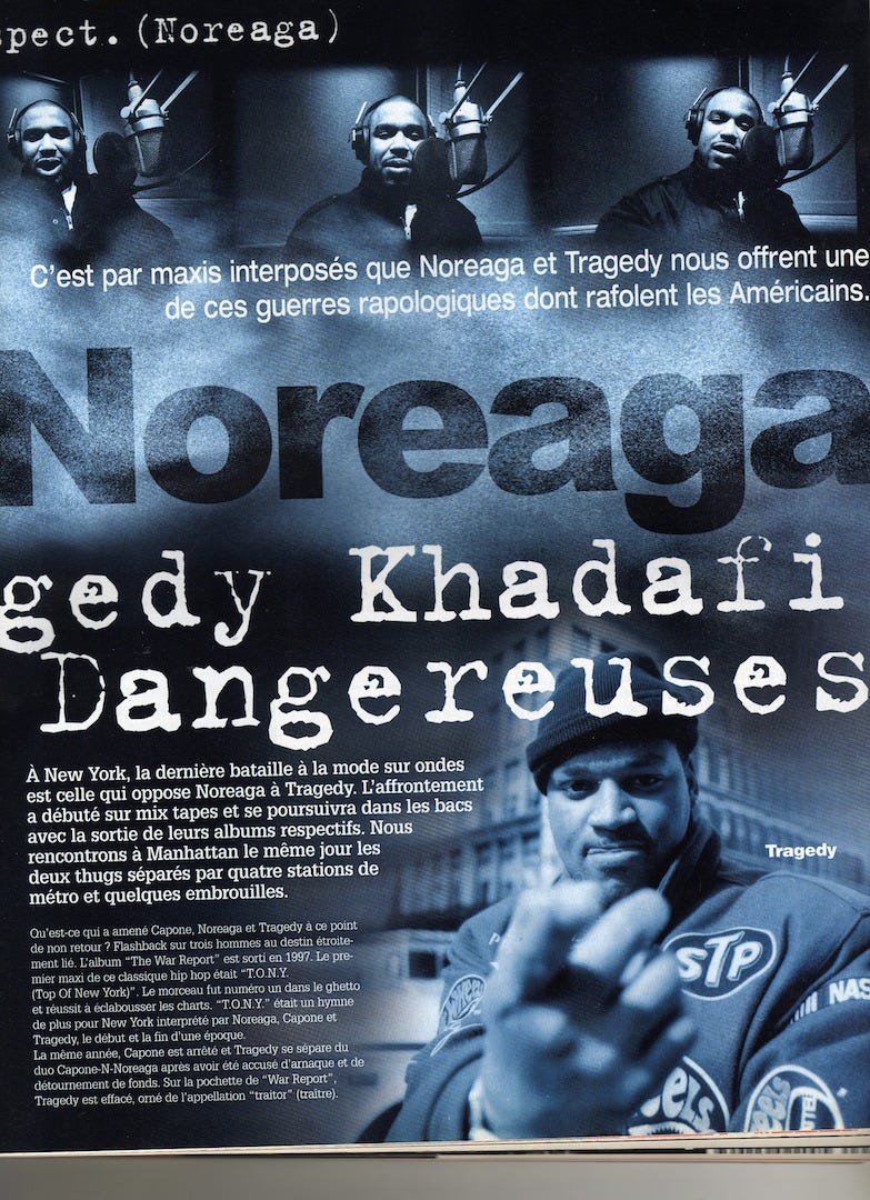 Metek à L’Affiche (1998) — Interview Tragedy Khadafi & Noreaga - Manuel Goldman - Medium