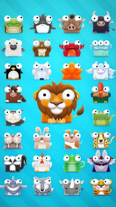 Happy Jump App Characters