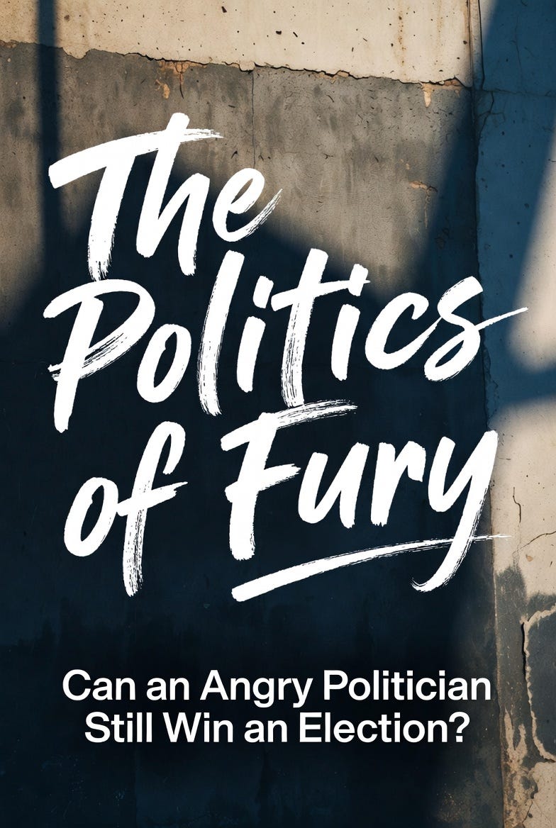 “The Politics of Fury” “Can an Angry Politician Still Win an Election ...