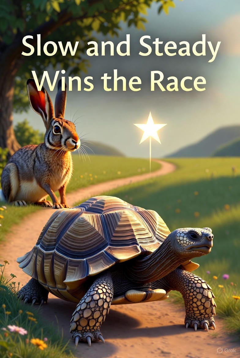 Slow and Steady Wins the Race: The Enduring Wisdom of Perseverance | by ...