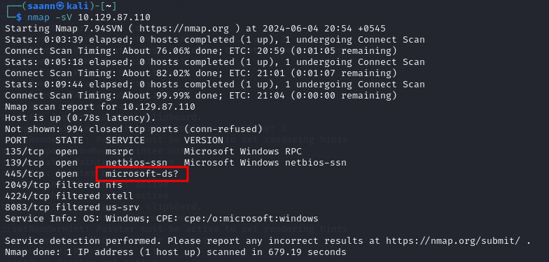 Tier 0: Hack the Box (Dancing). Like all the previous machines we have ...