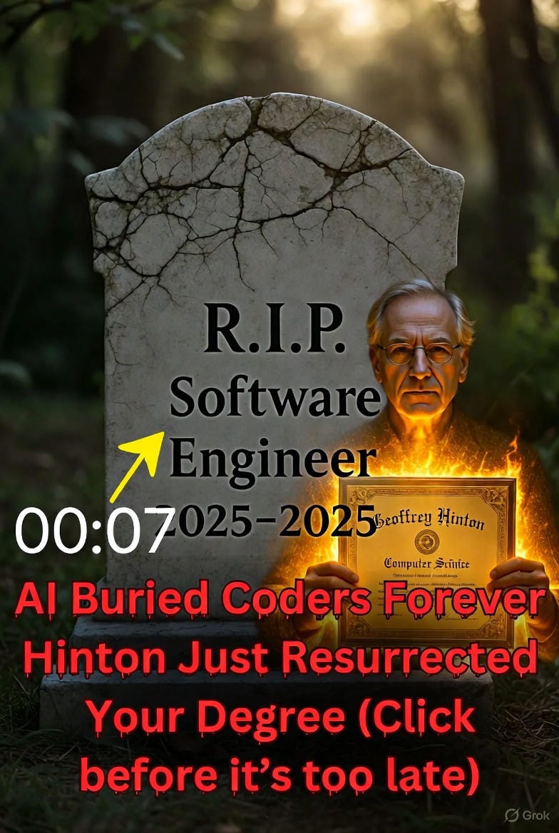 AI Just Killed Coding Jobs — Hinton Says Your CS Degree Is Still Worth It | by Nanthakumar | Dec ...