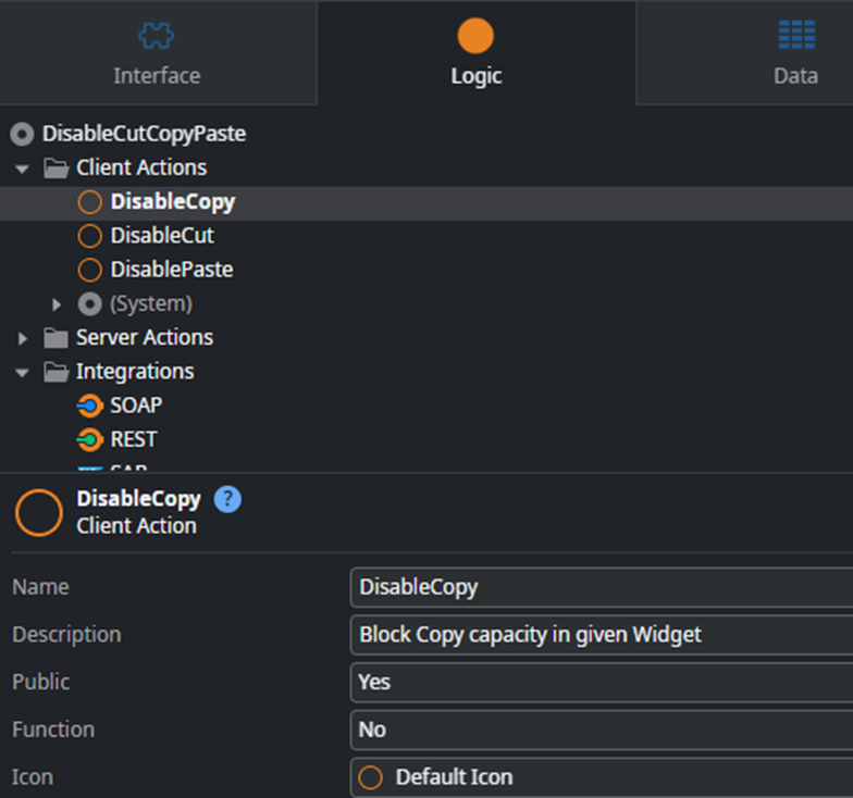 Disable copy/paste/cut features in input widgets in OutSystems applications | by Ricardo Pereira ...