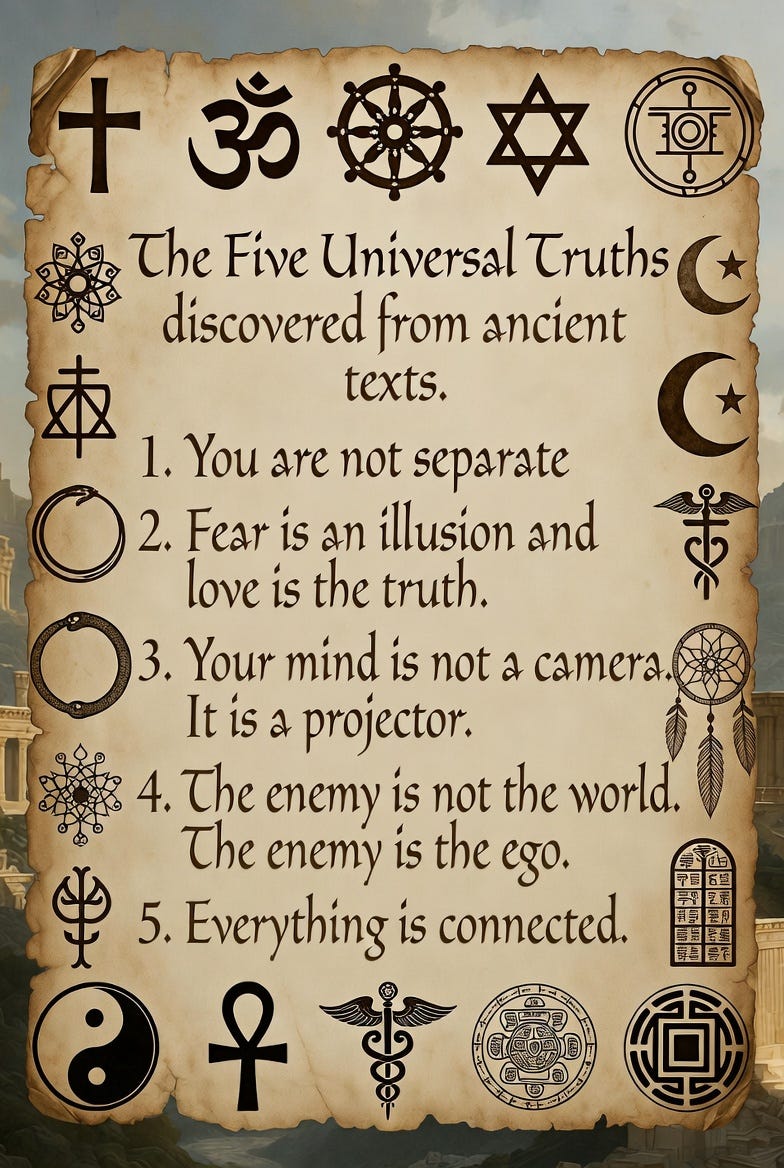 The Five Universal Truths Discovered from Ancient Texts | by Ego ...