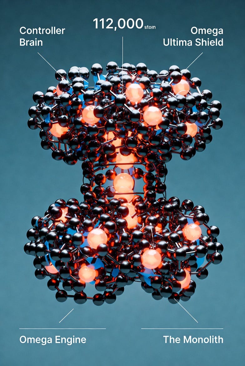 The Monolith: Complete Computational Validation of a 112,000-Atom ...