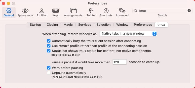 iTerm2 integrated with Tmux | by Alan He | May, 2024 | Medium