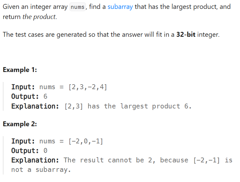 Leetcode 152: Maximum Product SubArray | by Kavya Elemati | Jun, 2025 | Medium