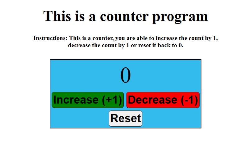 Counter in JavaScript - HiDhavalDesai - Medium