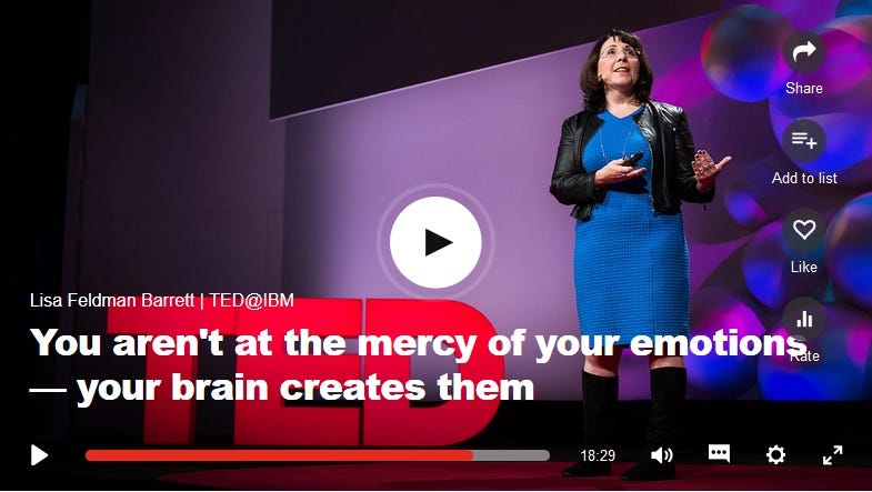 我們必須得對自己的情緒負起責任. Ted Talk：你並非受情緒所擺佈──是你的大腦創造了你的情緒 | by 星盤教我的大小事 | Medium