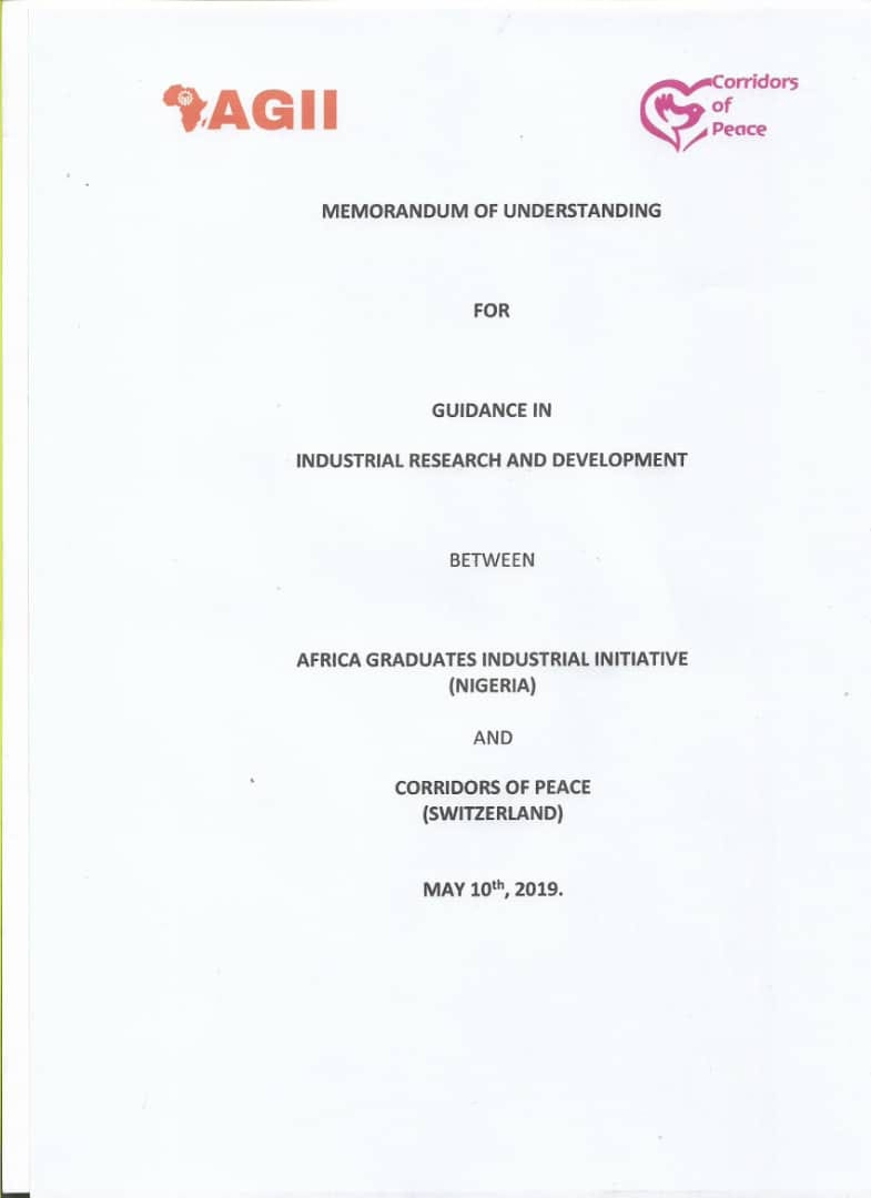 AGII and Corridors of Peace partnership | by AGII Africa | Medium