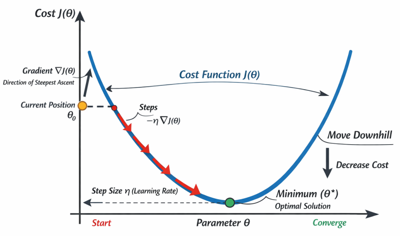 Gradient Descent — A Step-by-Step Derivation in Simple Words | by Prof ...