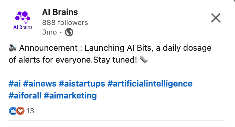 Built using AI : AI Bits + YEM. At AI Brains, we have a firm resolve to ...