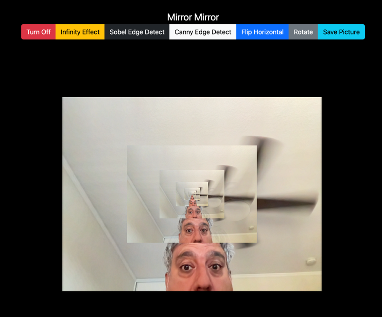 MirrorMirror — A Webcam Infinity Mirror with Vanilla JS | by Manu Chatterjee | Level Up Coding