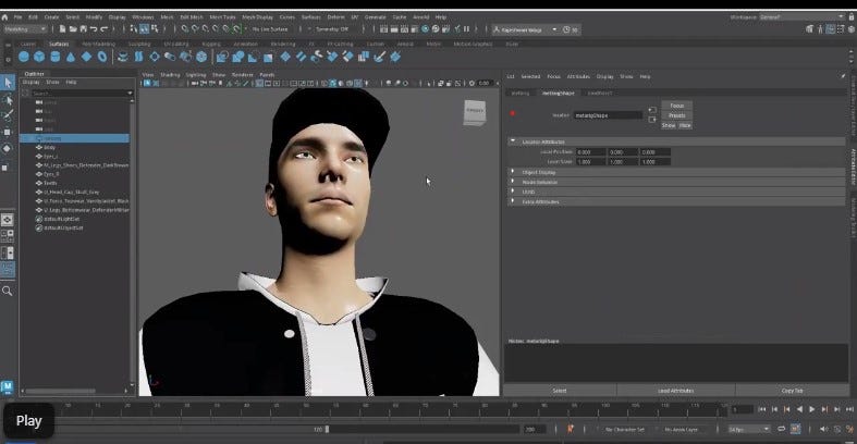 3DAiLY’s character in Autodesk Maya | 3D Models for Games - 3DAiLY - Medium
