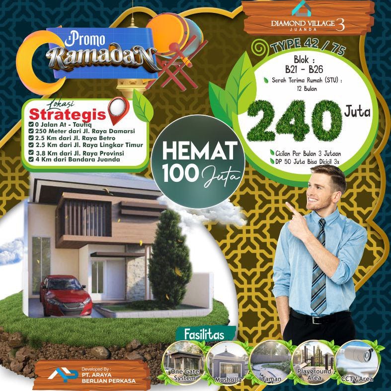 Bulan April Penuh Berkah Rumah Hanya 200 Jutaan | by Marketing Diamond ...