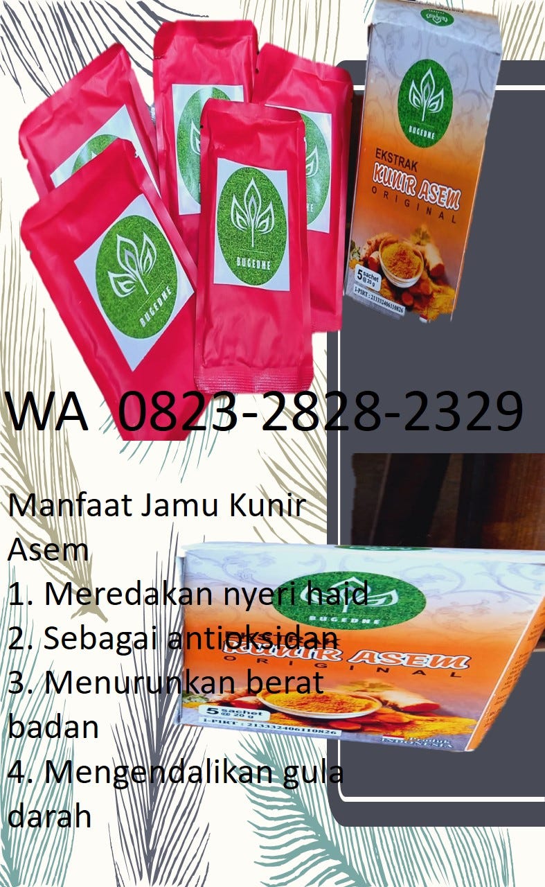 PELUANG JADI DISTRIBUTOR WA — 0823.2828.2329 PENJUAL Efek Minum Jamu Kunir Asem Setiap Hari ...