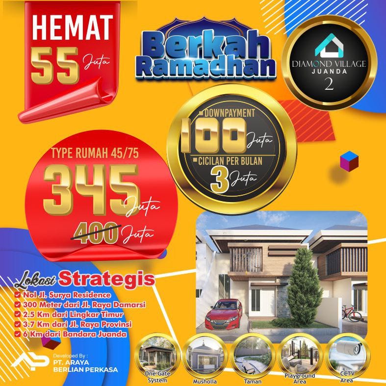 Rumah Dekat Bandara Juanda Lama | by Marketing Diamond city | Medium