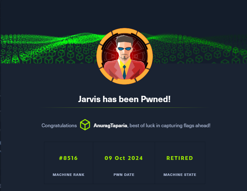 HTB | Jarvis — SQL & Command Injection | by anuragtaparia | Oct, 2024 ...