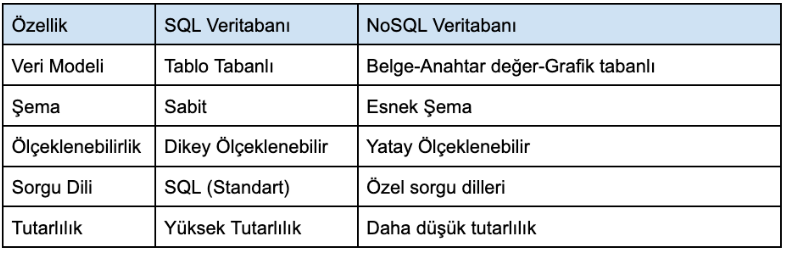 Veri Tabanları: SQL ve NoSQL Arasındaki Farklar: | by YÜSRA ŞENGÜL ...