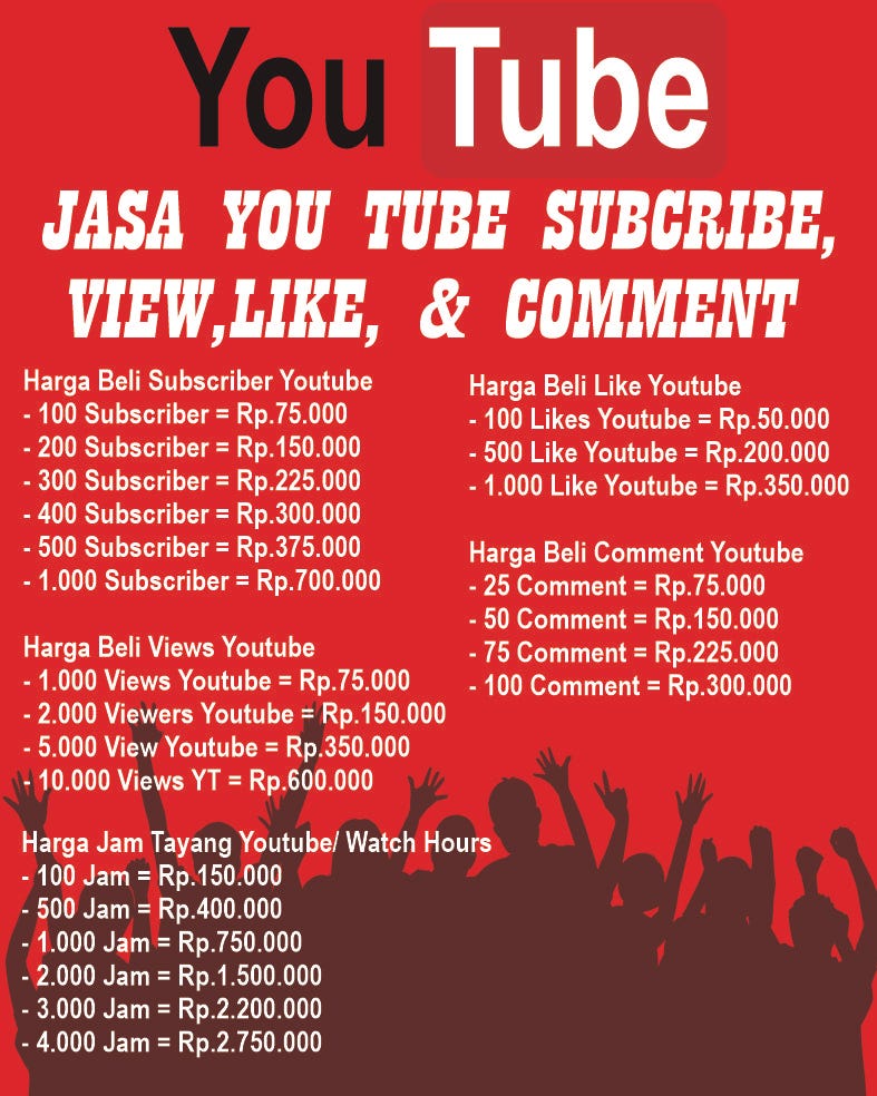 Receive YouTube subscribe services, views, Likes, Comments, and YouTube ...