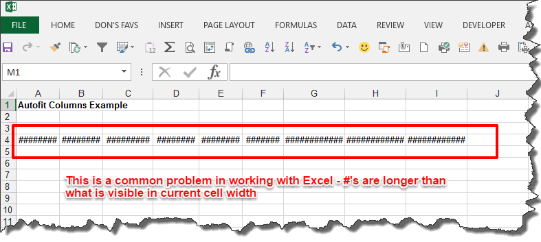 Microsoft Excel Tip — Auto Fit Columns The Easy Way! | by Don Tomoff ...