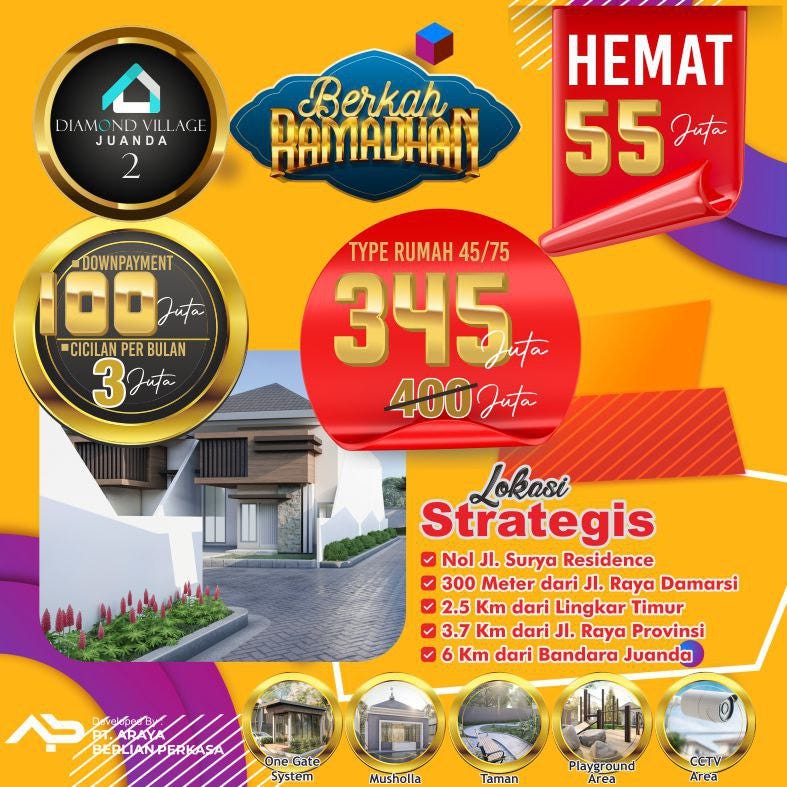 Rumah Dekat Bandara Juanda Lama | by Marketing Diamond city | Medium