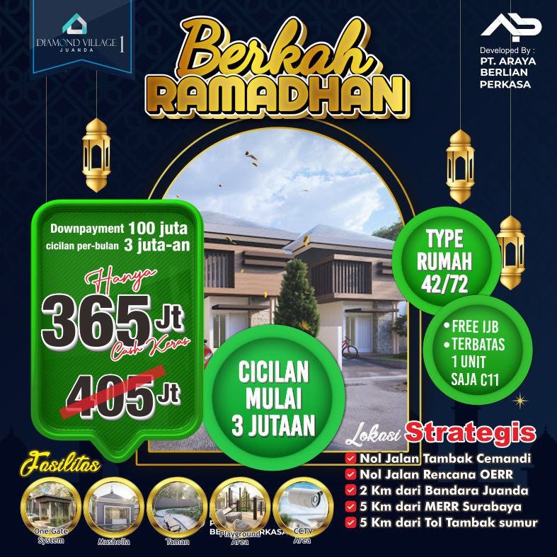 Promo Bukber Rumah Murah 300 Jutaan | by Marketing Diamond city | Medium