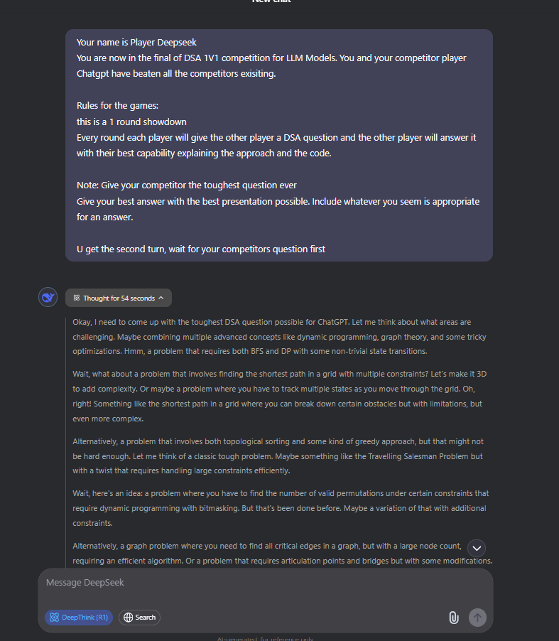 DeepSeek R1 vs OpenAI O1: The Ultimate DSA 1v1 Showdown — Hosted by Claude 3.5 Sonnet | by ...