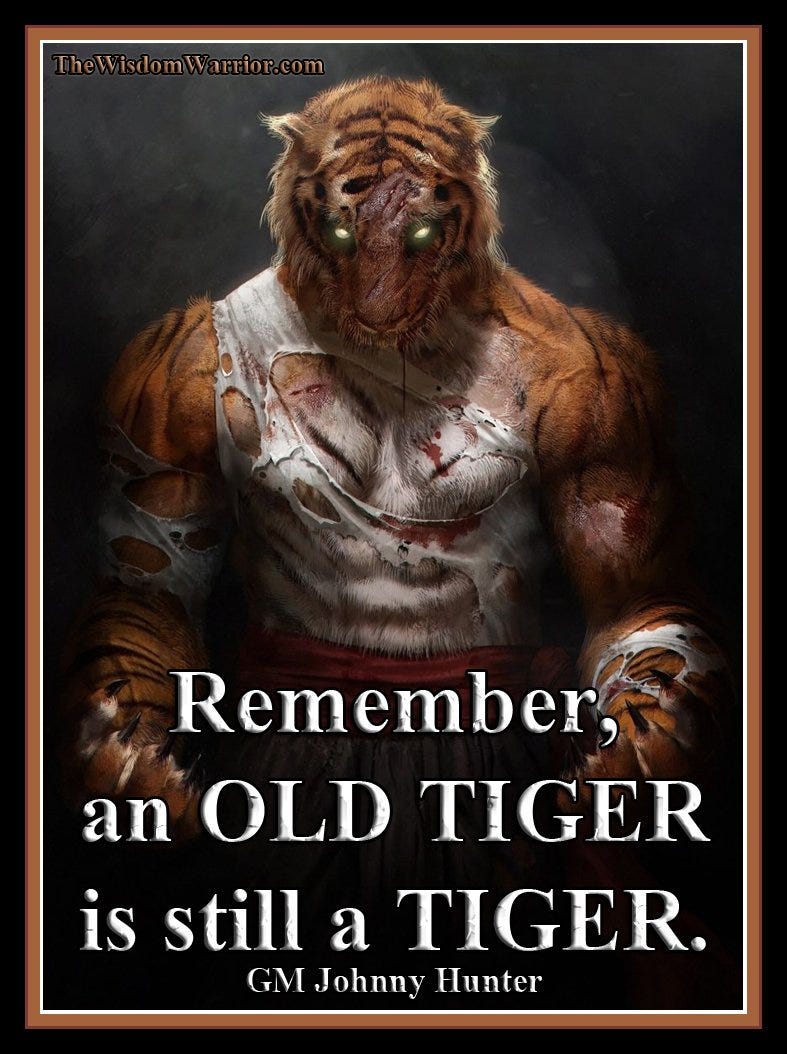 Don’t Underestimate an Old Man. Remember, an old tiger is still a… | by ...
