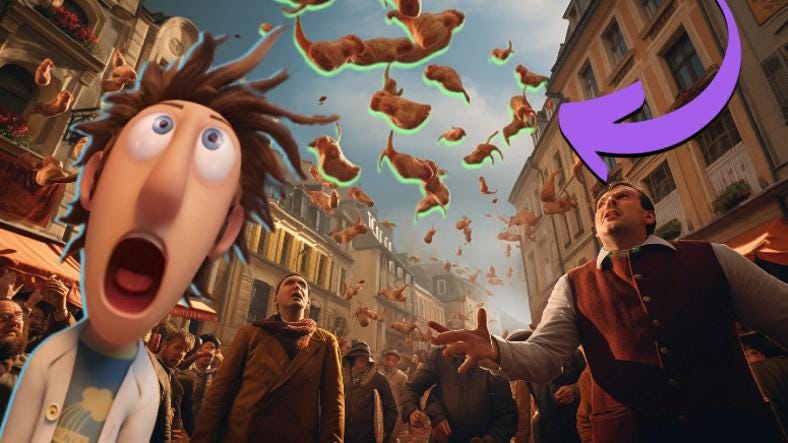 Mysterious Event Where Hundreds of Pieces of Meat Suddenly Rained from ...